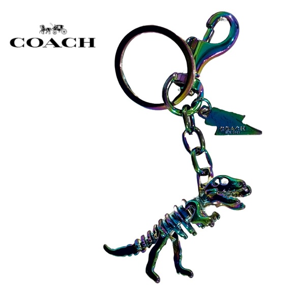 Coach | Bags | Coach Iridescent Rexy Bag Charm Keychain | Poshmark